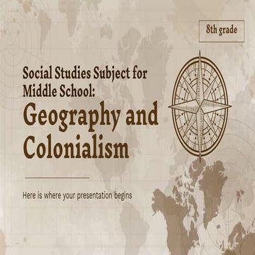 Social Studies Subject for Middle School - 8th Grade_ Geography and ...