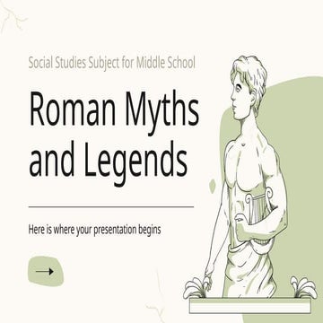 Social Studies Subject for Middle School_ Roman Myths and Legends | PPTX
