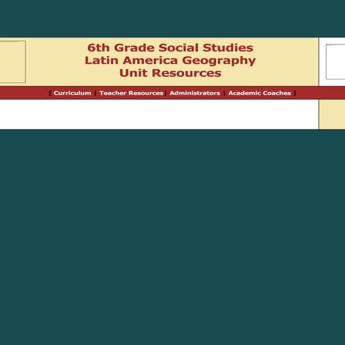 Social studies teachers note latin america | DOCX