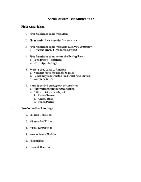 Study guide ss_test_10_11_11 | PDF