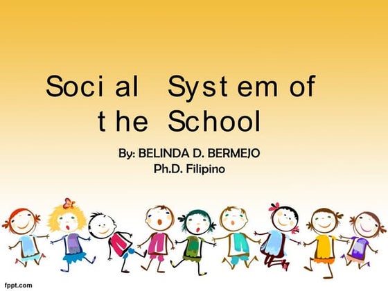 Social system (Sociology) | PPTX | Science