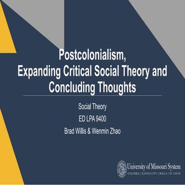 Post development theory | PPT