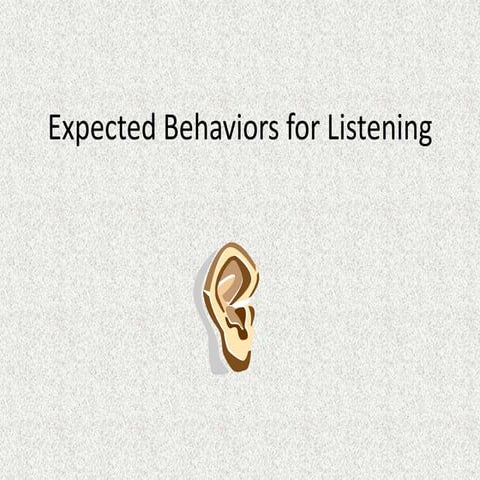 The Four Stages Of Active Listening | PPTX