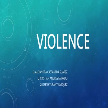 Social violence | PPTX