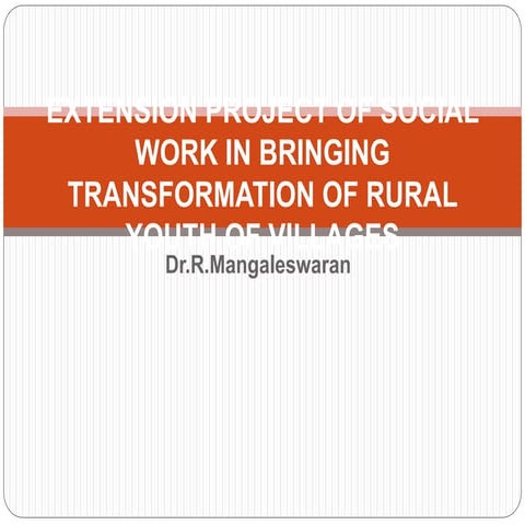 Social work extension | PPTX