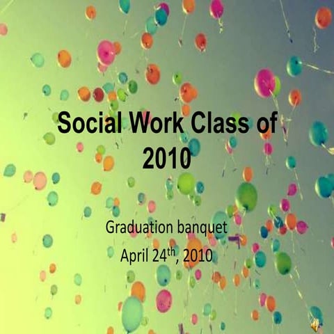 Social work class presentation | PPT