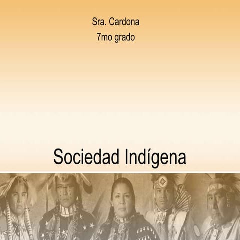 Sociedad indígena aic | PPTX