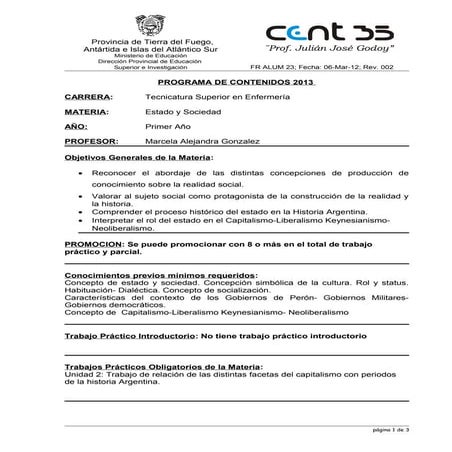 Sociedad y estado enfermeria 2013 cent 35 | DOC