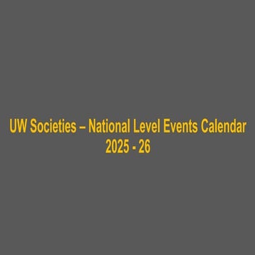 Societies National Events Calendar.pptxb | PPTX
