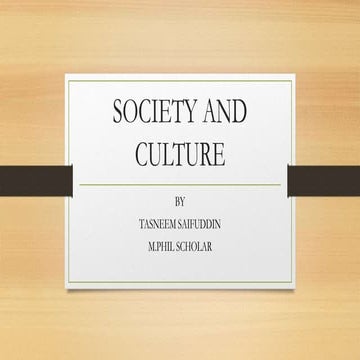 Components of culture | PPTX