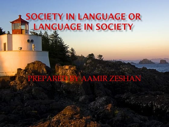 Language, society and culture | PPTX