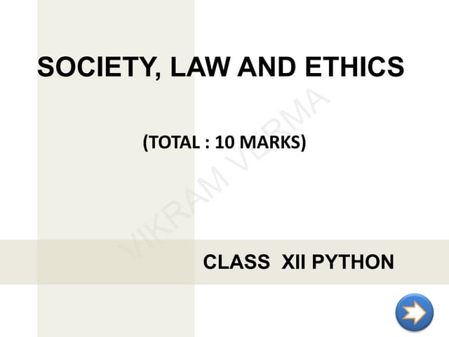 Societal impacts PART 1 | PPTX