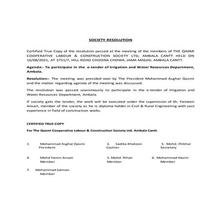 Society resolution | DOCX