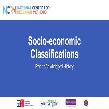 Socio-economic Classifications Socio-economic Classifications.pptx