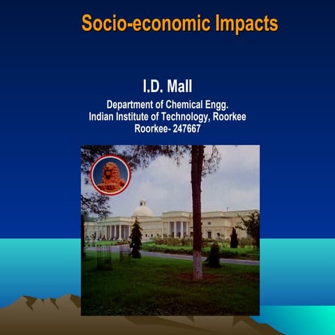 Socio economic impacts | PPT
