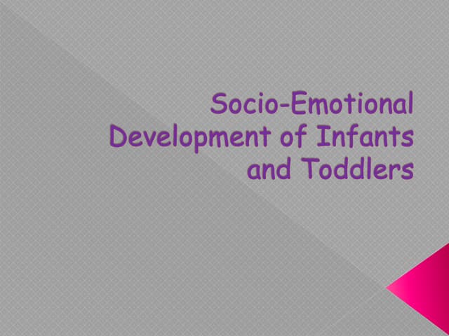 Module 12 INFANCY AND TODDLERHOOD | PPTX