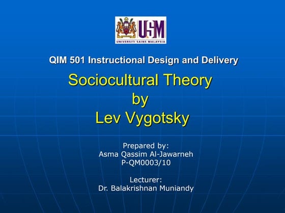 Social Constructivism of Vygotsky | PPTX