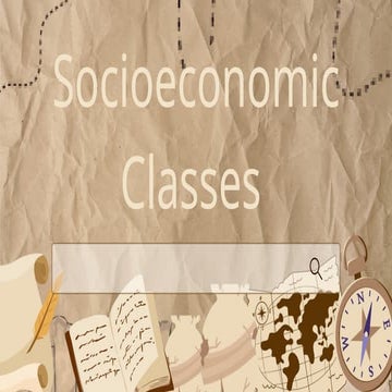 Socioeconomic Classes hierarchicalsocial | PPTX