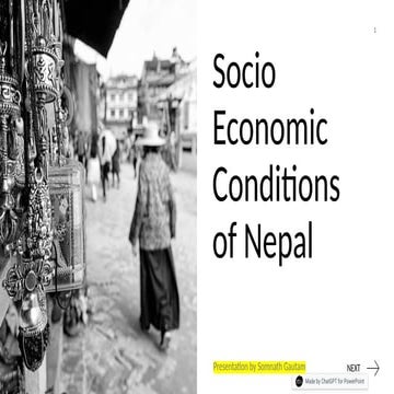 Socio Economic Conditions of Nepaal.pptx