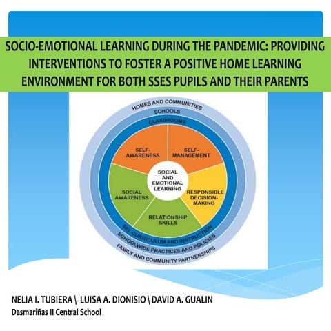 Interventions to Foster Socio-Emotional Learning for SSES Pupils and ...