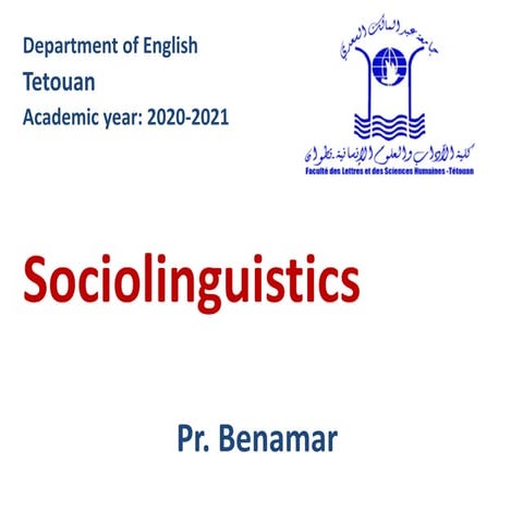 Sociolinguistics 1 Pdf