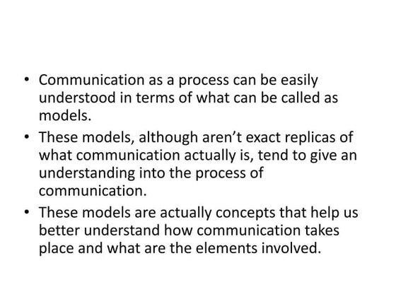 Gerbner’s model of communication | PPT