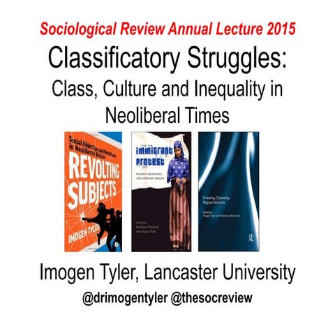 Sociological review annual lecture: Dr Imogen Tyler | PDF