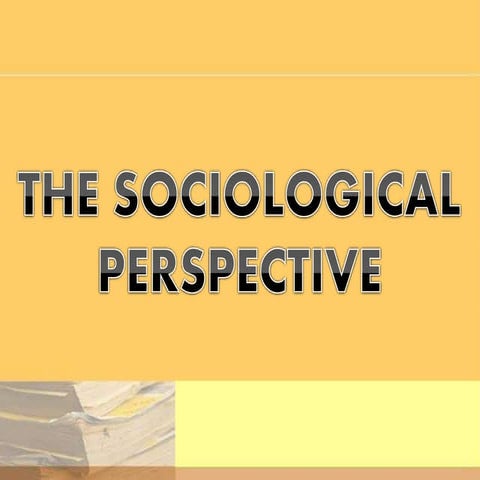 Sociology | PPT