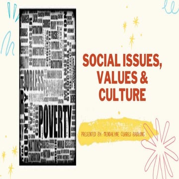Social Problems Values and Culture ppt.. | PPTX