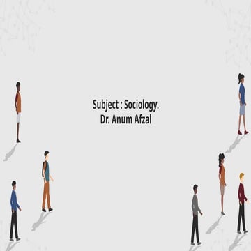 introduction to sociology presentation in ppt | PPTX