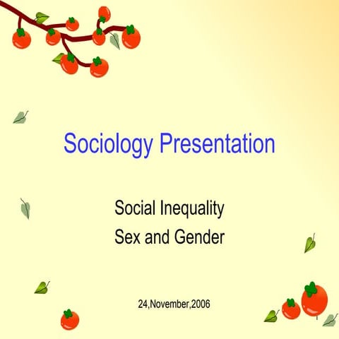 Sociology Presentation. | PPT