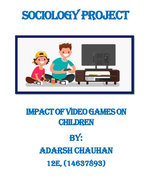 The Effect of Video Games on Early Cognitive Development | PPT
