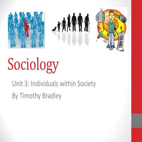 Sociology Unit 3 Individual within Society | PPTX