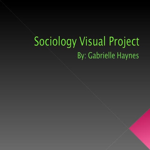 Sociology project | PPT