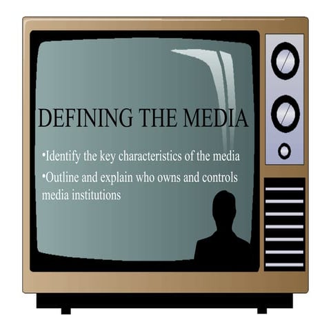 Sociology of the mass media: Media forms, ownership and control | PPTX