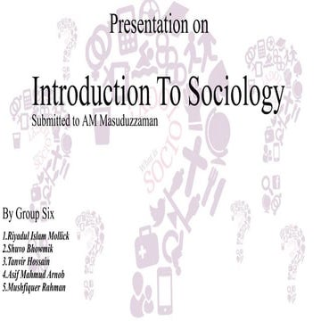 Introduction to Sociology | PPT