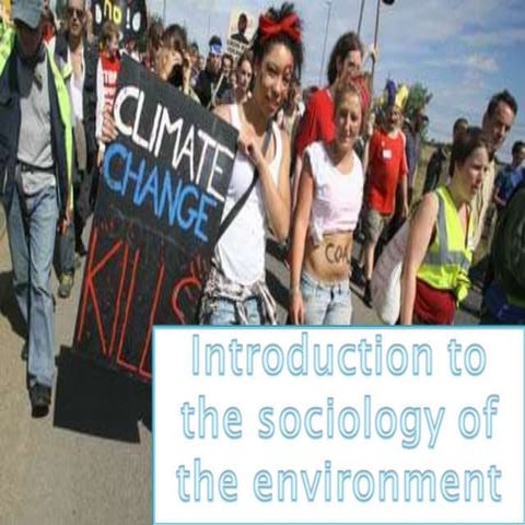Sociology of the environment ifp | PPTX