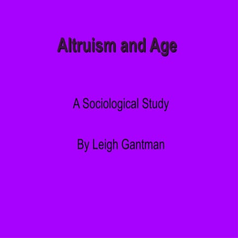 Sociology Powerpoint | PPT