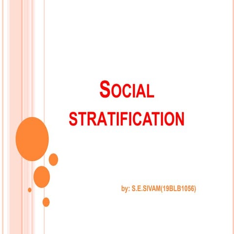 social stratification | PPT