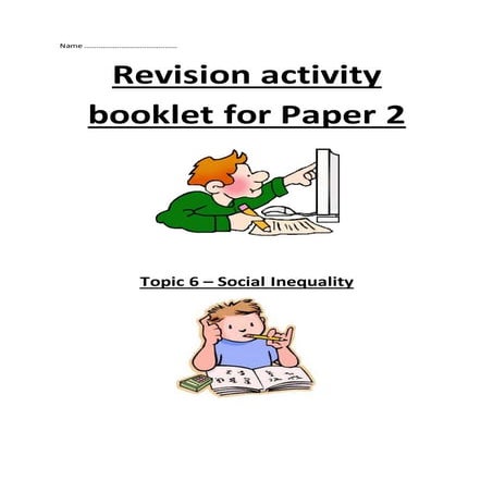 SOCIOLOGY Revision activity booklet for Paper 2.docx