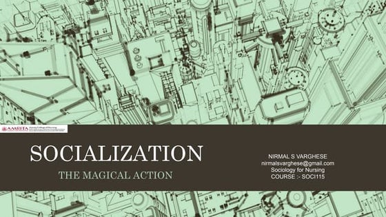 AGENTS OF SOCIALIZATION | PPTX