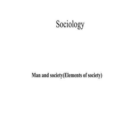 Sociology unit 3 | PPT
