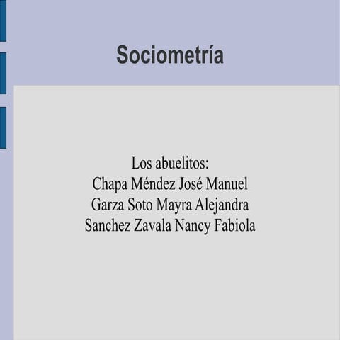 Sociometria | PPT