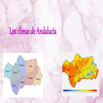 LOS CLIMAS DE ANDALUCÍA. | PPTX