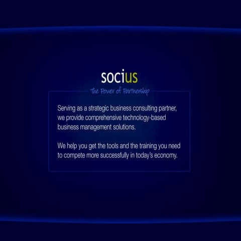 Socius Overview | PPTX