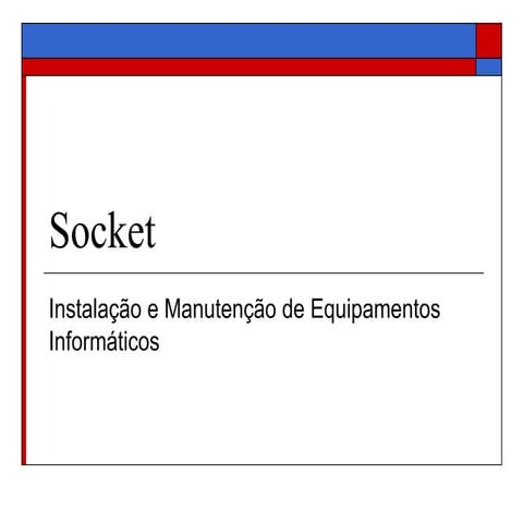 Socket | PPT