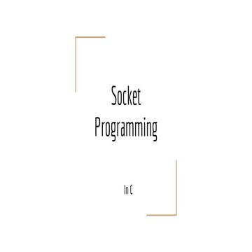 Socket Programming In C Ppt 6194