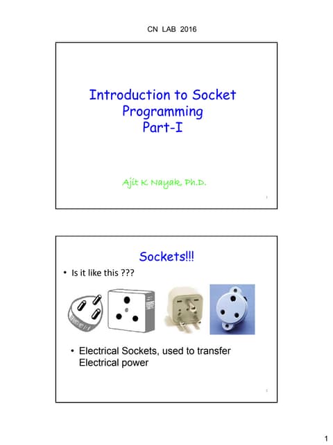 Socket programming using C | PDF Socket programming using C | PDF
