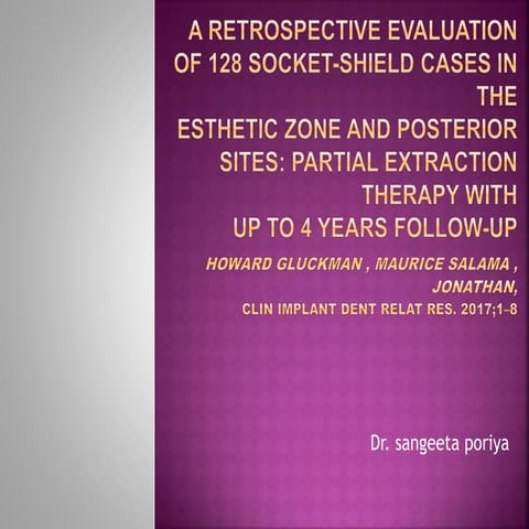 Socket shield jc | PPTX