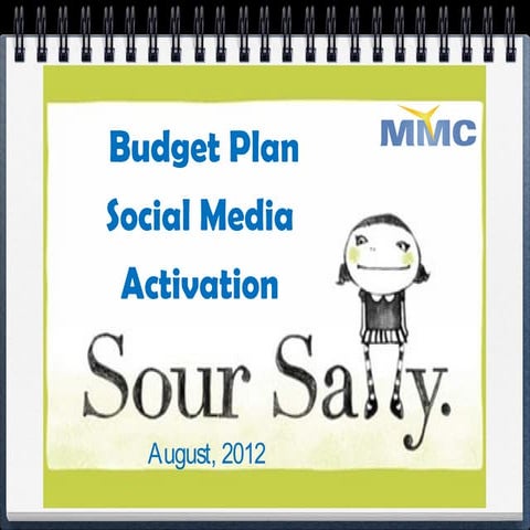 Soc media budget plan-soursally | PPT